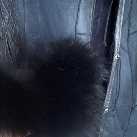 BF Furs | Jackets & Coats | Vintage Bf Furs Greece Black Shearling ...